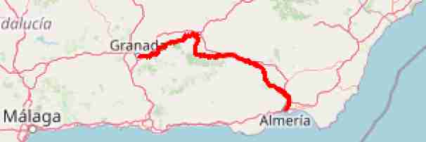Camino Mozárabe de Almería a Granada (9 etapas) 2024